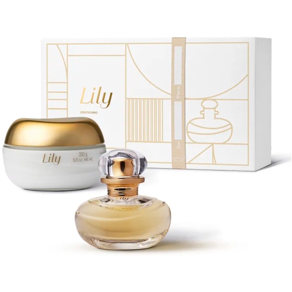 O Boticário KIT Lily Colônia 30ml + Hidratante Lily 250g | Shopee Brasil