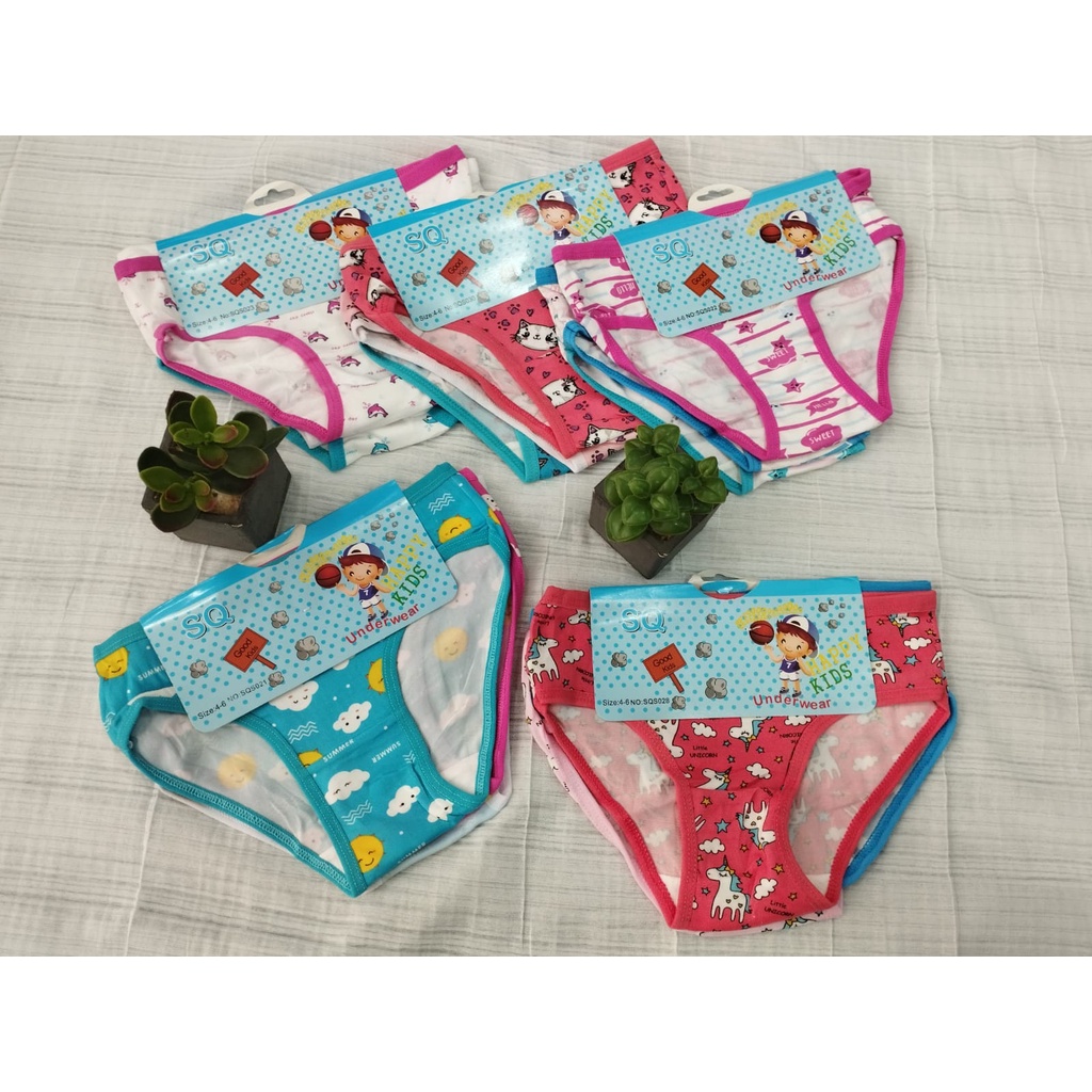 Kit Com 15 Calcinhas Infantil Cores e Estampas Sortidas/ Envio direto ...