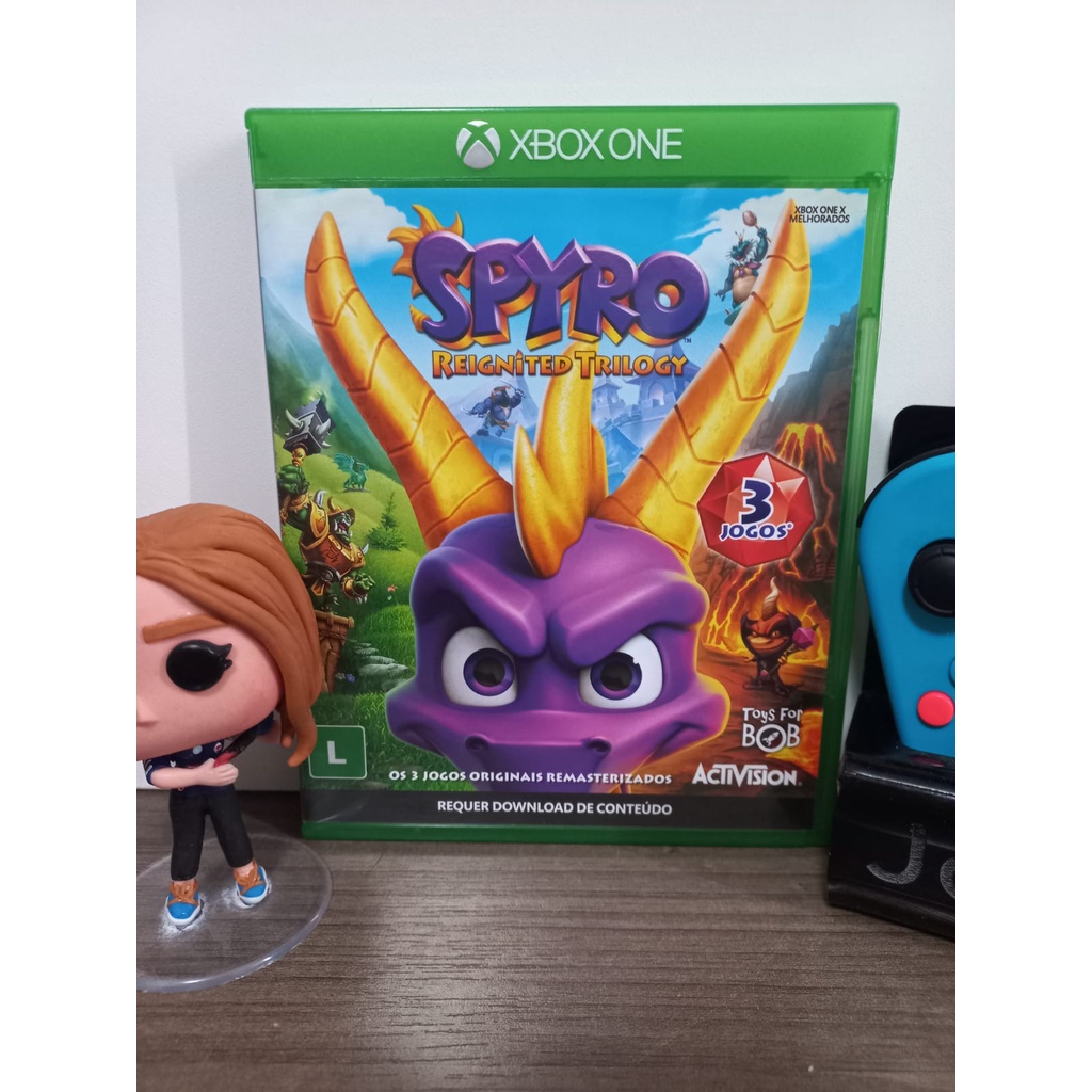 Jogo de Xbox One Spyro Reignited Trilogy Seminovo, tudo 100% | Shopee ...