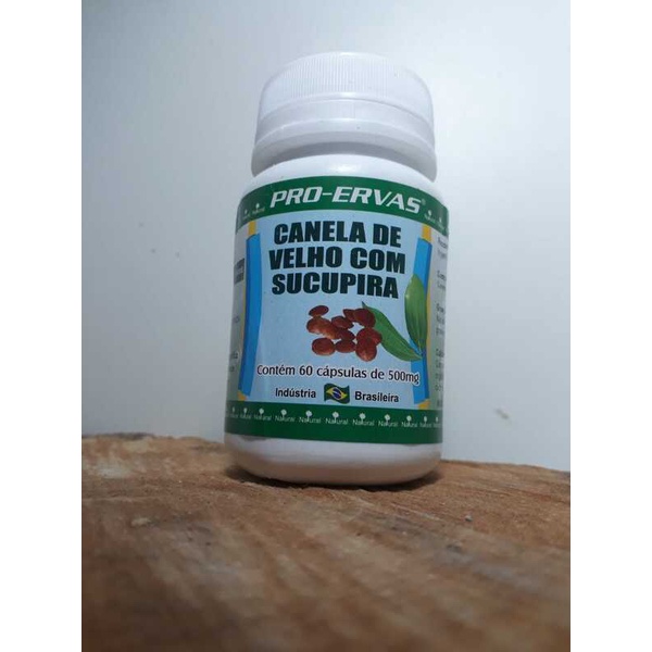 KIt c/ 10 unidades de Canela de Velho com Sucupira - 60 Cápsulas | Shopee Brasil