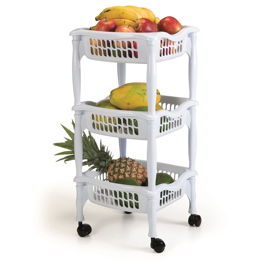 Fruteira Modular Plastica Multiuso Monte Libano | Shopee Brasil