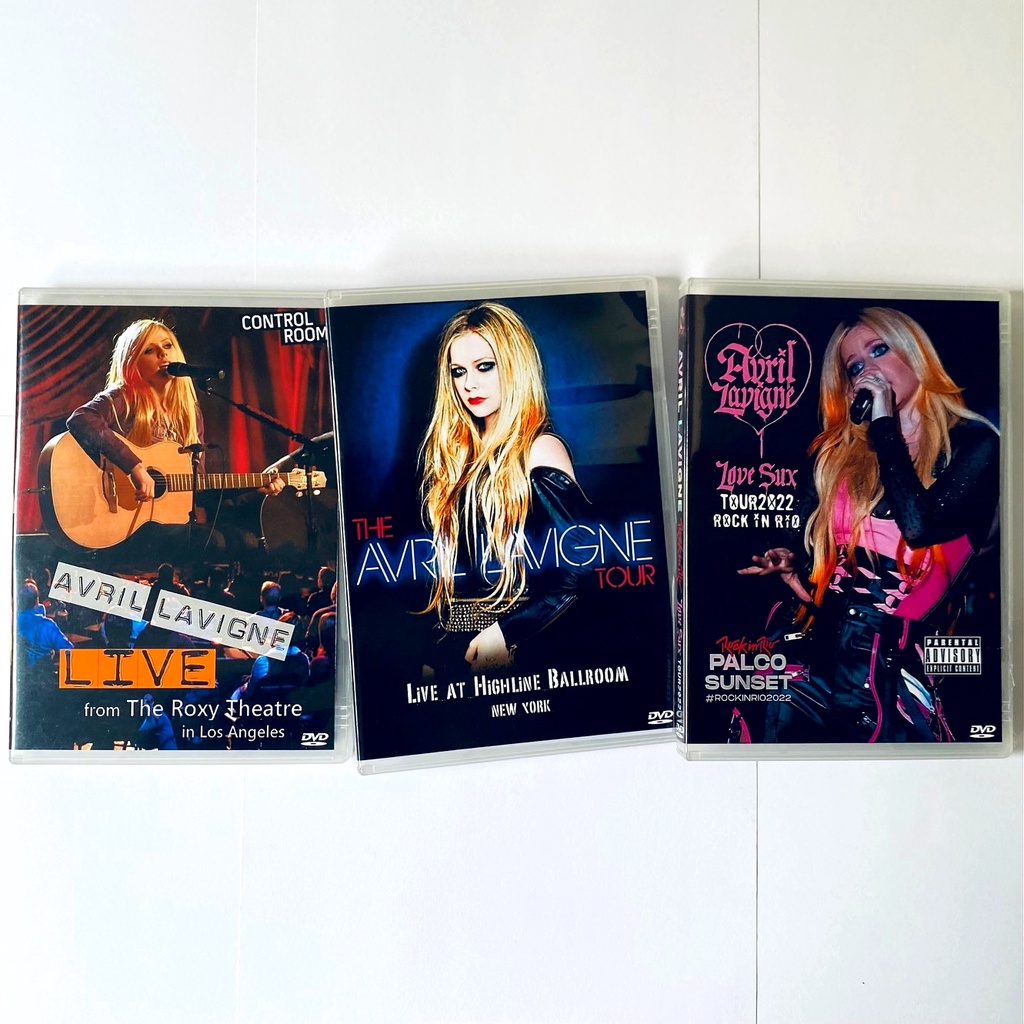 Dvd Avril Lavigne at Roxy Theatre 2007 Highline Ballroom 2013 Rock In ...
