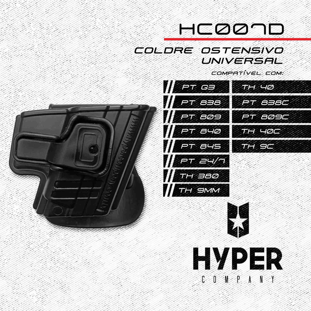 Coldre Universal Externo - HC007D | Shopee Brasil