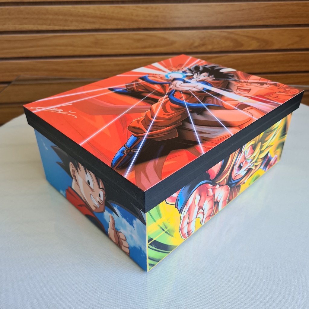 Caixa Personalizada com tampa - DRAGON BALL - MDF Madeira | Shopee Brasil