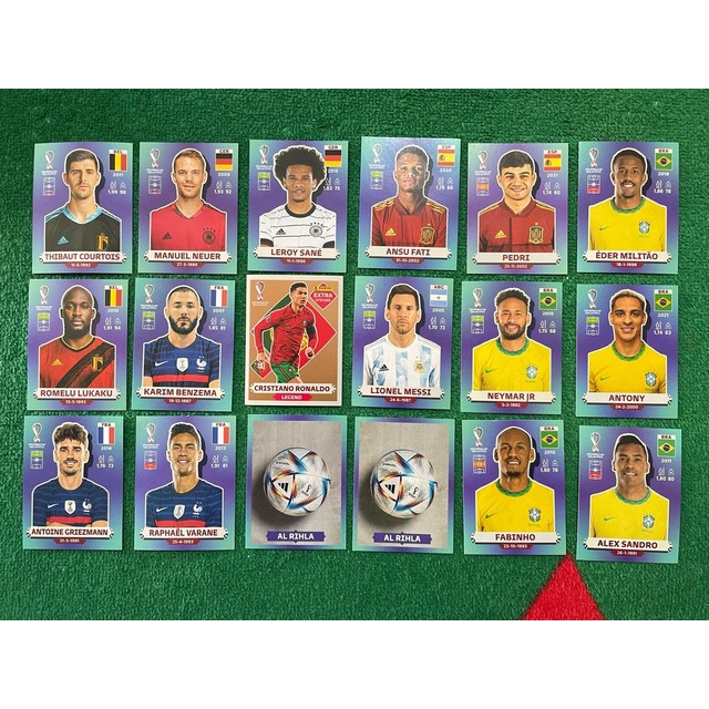 PROMOÇÃO Figurinhas Extras Sticker copa do mundo Qatar 2022 - ORIGINAL ...