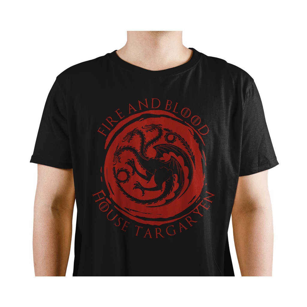 Camiseta Nerd Geek House of the Dragon Casa do Dragao Targaryen Game of ...
