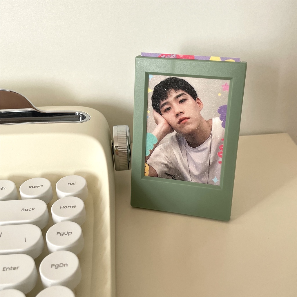 ins Candy Color Plastic Polaroid Photo Frame Mini10cm Foto Stand ...