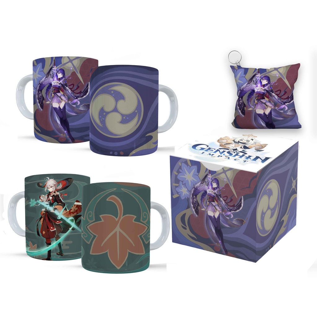 Canecas Personalizadas Geek Genshin Impact Inazuma Name Card | Shopee ...
