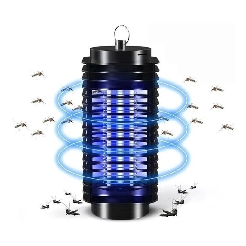 Luminaria Mata Mosquito Eletrico Pernilongo Moscas Luz Led luz azul ...