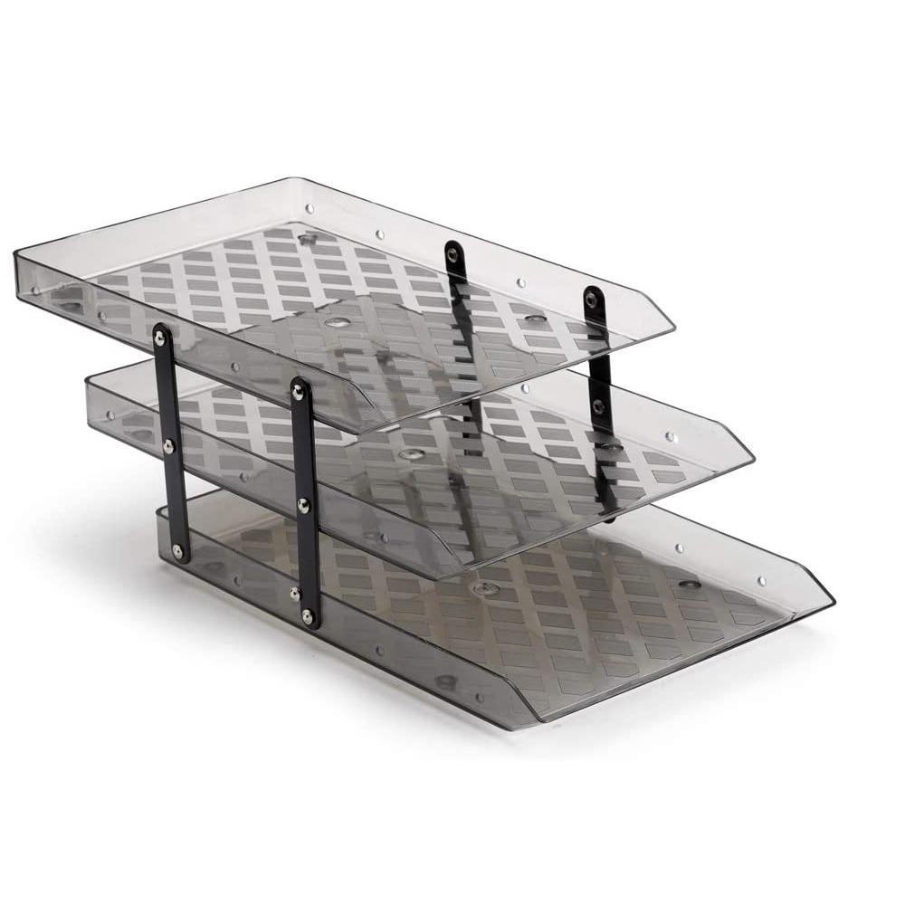 BANDEJA ORGANIZADORA DE MESA ESCRITORIO PARA DOCUMENTOS 3 DIVISORIAS ...