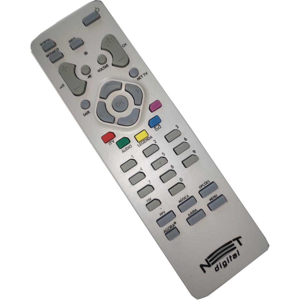 CONTROLE REMOTO RECEPTOR NET DIGITAL HD | Shopee Brasil