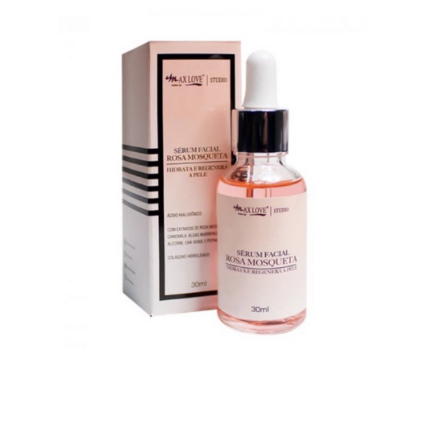 Sérum Facial Rosa Mosqueta 30ml Max Love | Shopee Brasil