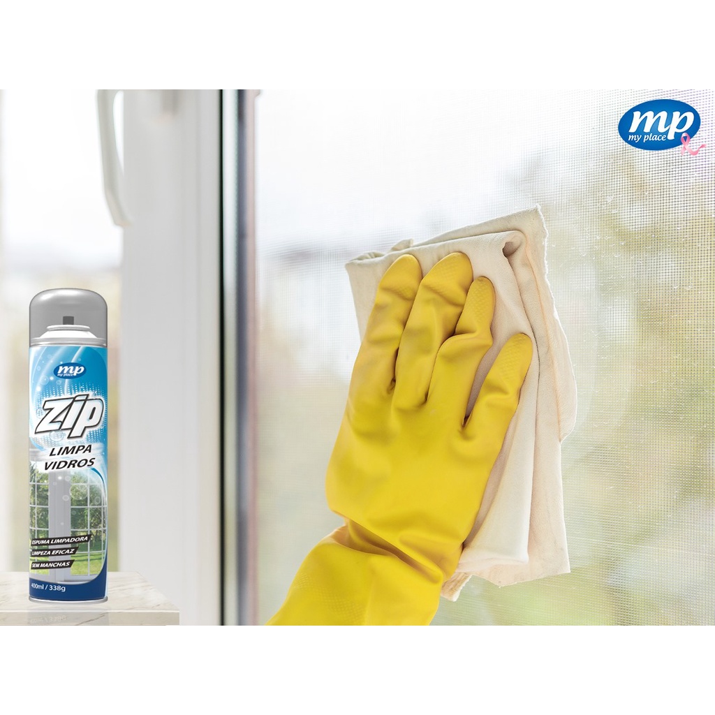 2x - Limpa Vidro Spray Zip Clean 400ml / Box / Para-brisa / Vitrine ...