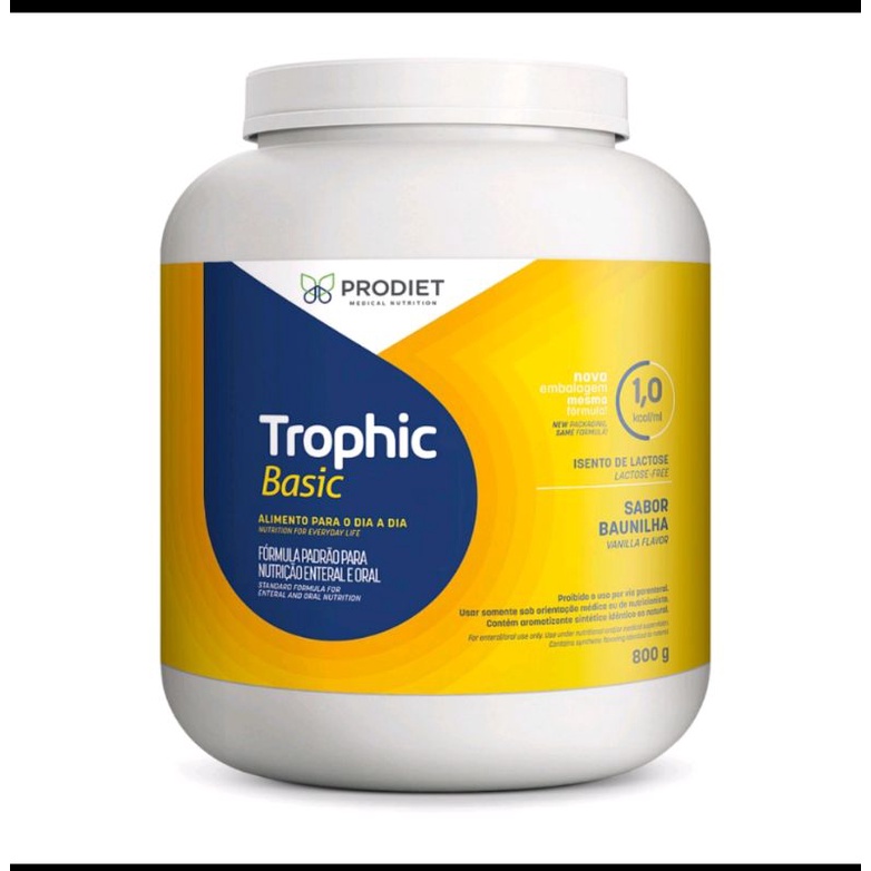 Trophic Basic Baunilha 800 g | Shopee Brasil