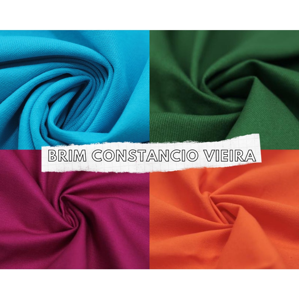 Tecido Brim Pesado Constancio Vieira 1x1,60m cod. 653 | Shopee Brasil