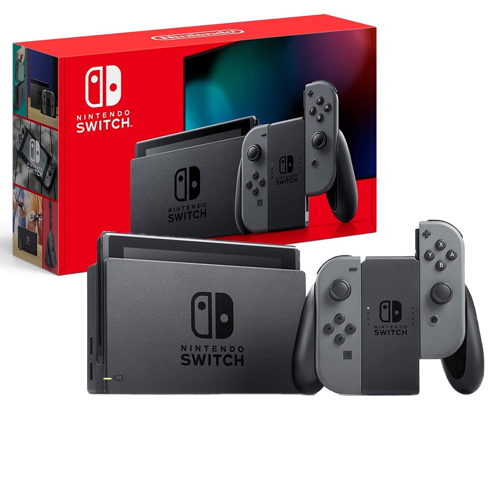 Console Nintendo Switch Cinza 32GB Gray Joy-Con - HBDSKAAA1 | Shopee Brasil
