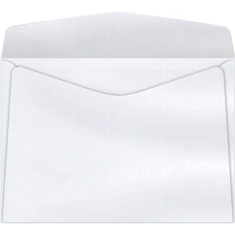 Envelope de Carta Branco Liso sem CEP 114x162mm COF010 pacote c/ 50 ou ...
