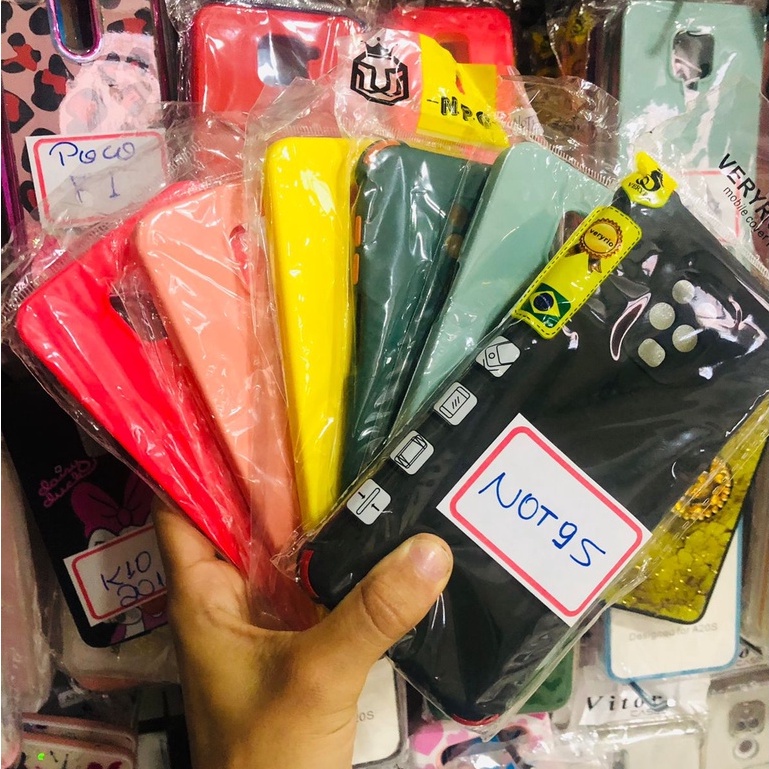 Kit Com 5 Capas Para NOTE 9S MODELOS SORTIDOS | Shopee Brasil