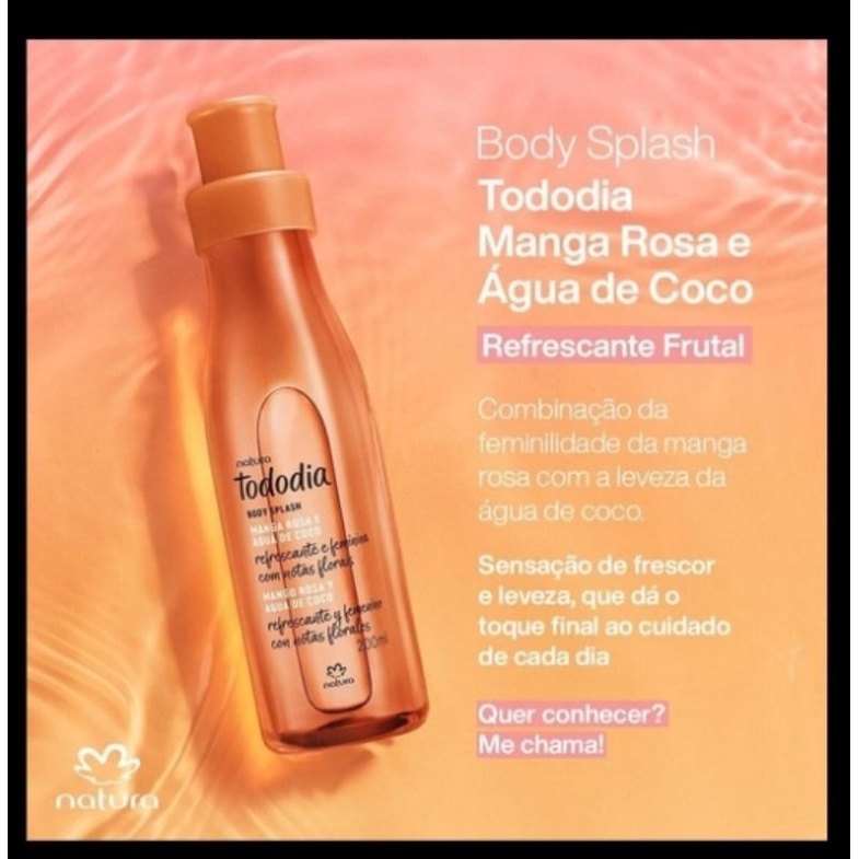 Body Splash Manga Rosa e Água de Coco . | Shopee Brasil