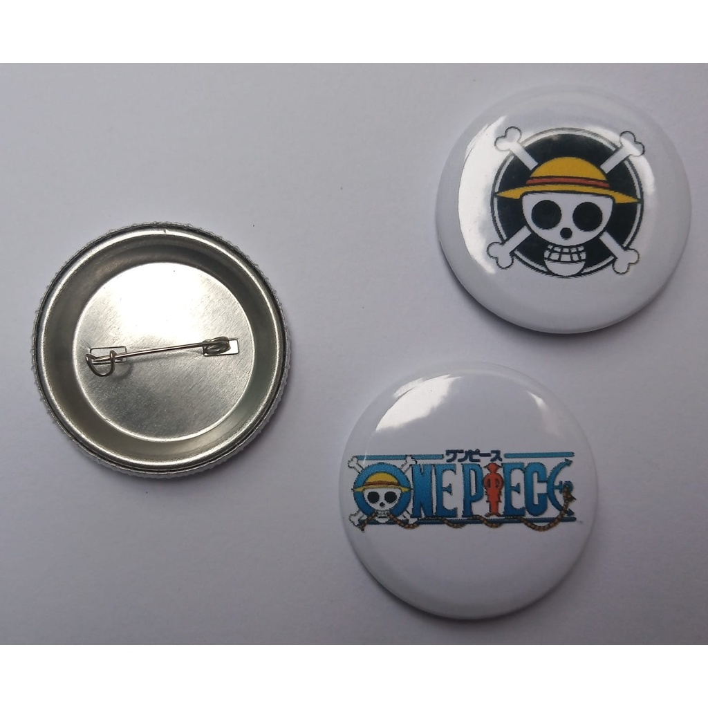 Bottons One Piece 3,8 cm (botom, broche alfinete, boton) | Shopee Brasil