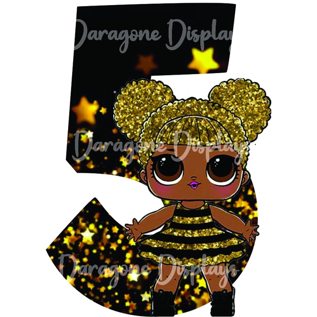 DIsplay Número 5 LOL Queen Bee | Shopee Brasil