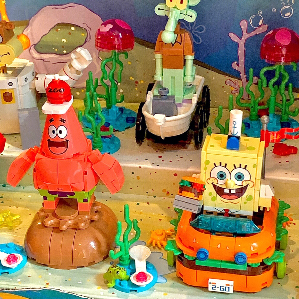 SpongeBob SquarePants Block Modelo Lego Blocos De Construção ...