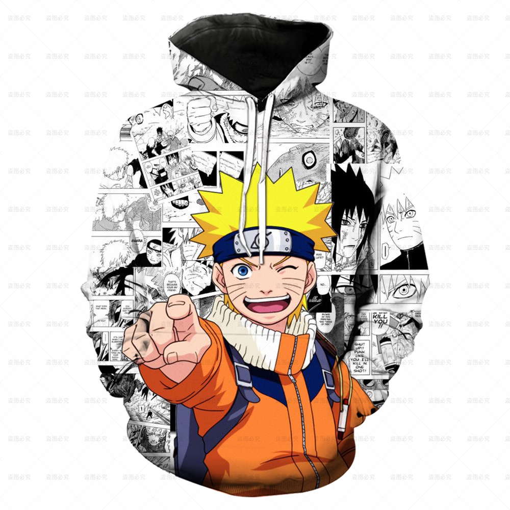 Uzumaki Naruto 4th Casual Hoodie Masculino/Moletom Com Capuz Mola 3D ...