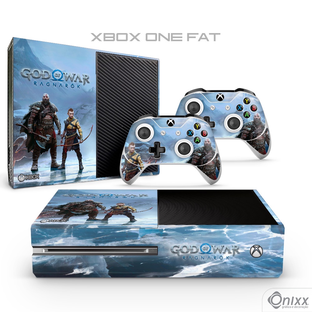 Skin XBOX ONE FAT Adesiva God Of War Ragnarok II | Shopee Brasil