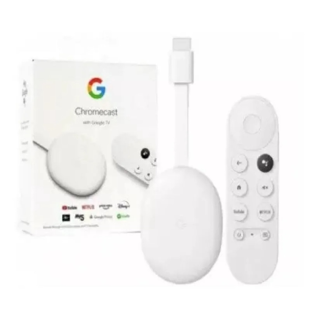 Novo Chromecast 4 Original Google Tv De Voz 4k 8gb | Shopee Brasil