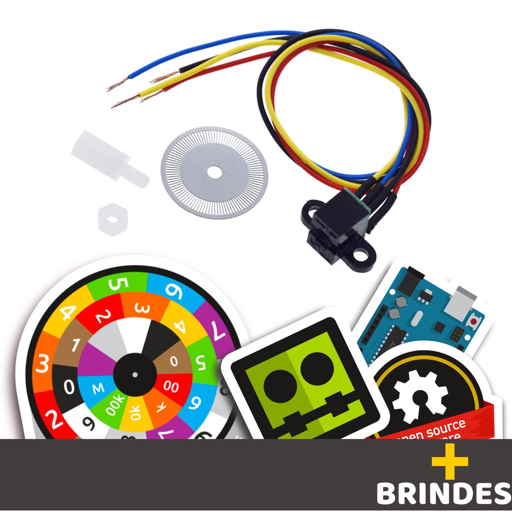 Sensor de Velocidade FotoEletrico com Encoder - Arduino | Shopee Brasil