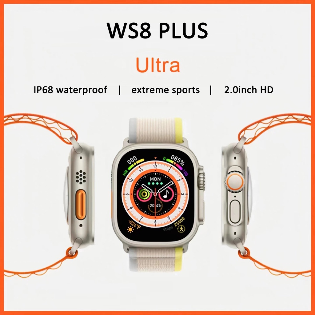 2022 Novo Smartwatch LEMFO WS8 PLUS Relógio iwo Ultra Series 8 ...