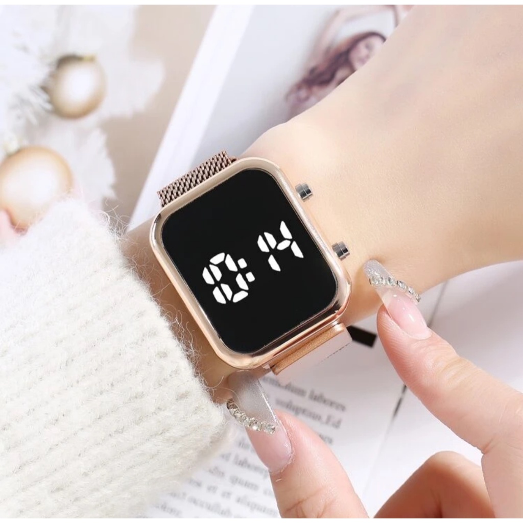 Relógio Digital LED Feminino várias cores | Shopee Brasil