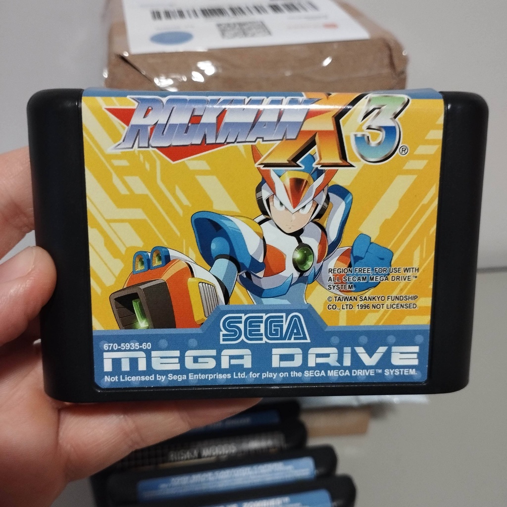 MEGA DRIVE SEGA GENESIS - ROCKMAN X3 MEGA MAN | Shopee Brasil