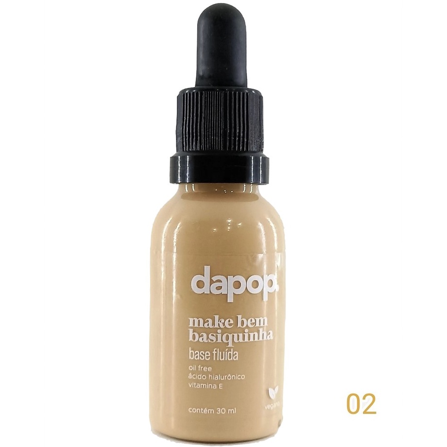 Base Fluída Make Bem Basiquinha Dapop Cor 02 | Shopee Brasil