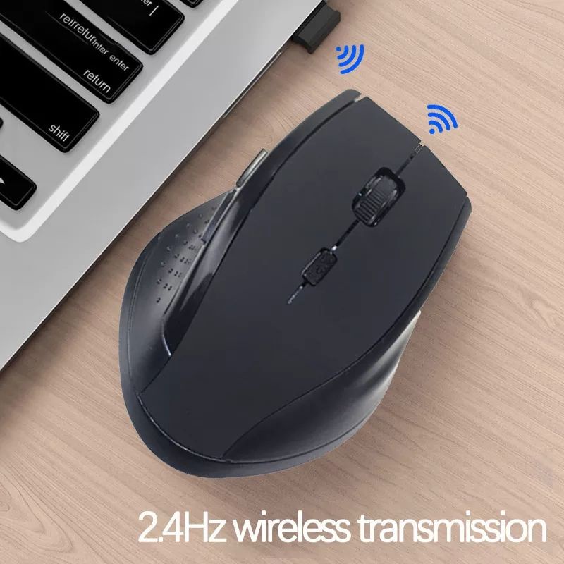 Mouse Sem Fio Wireless USB 2.4Ghz | Shopee Brasil