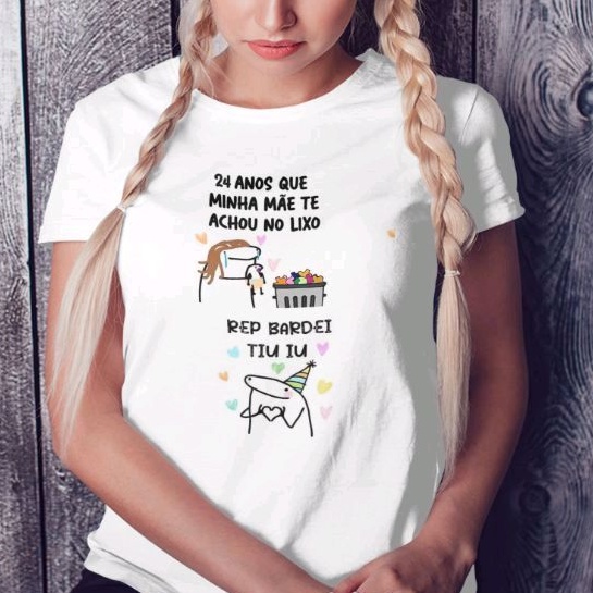 Baby look flork aniversário (a idade pode ser alterada) | Shopee Brasil