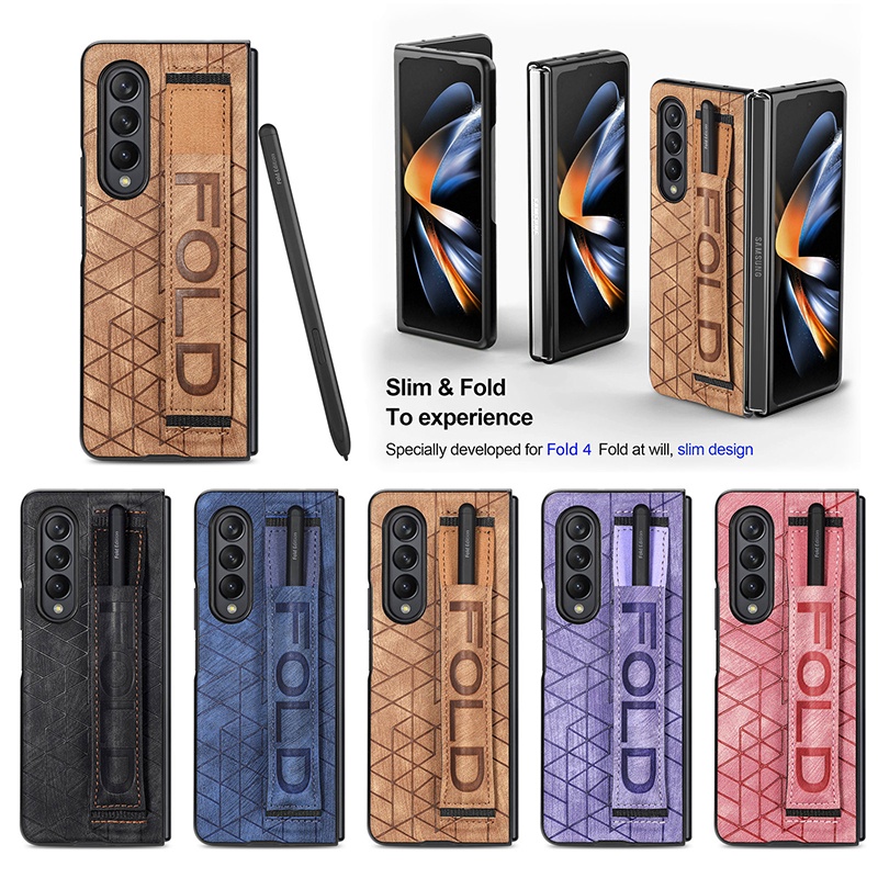 Capa De Celular Com Suporte Para Caneta S Samsung Galaxy Z Fold 4 3