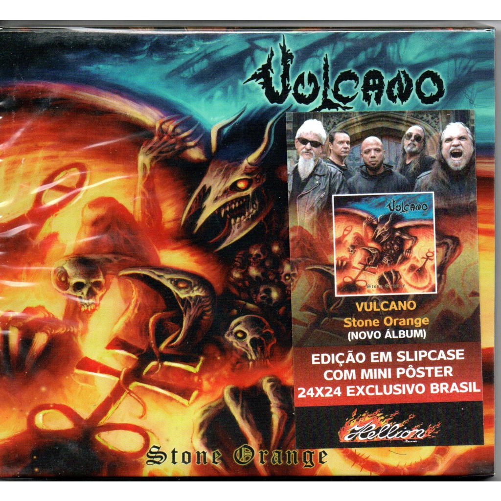 Cd Vulcano - Stone Orange Slipcase+poster Nacional (2022) | Shopee Brasil
