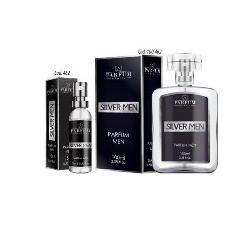 Perfume Masculino Parfum Silver Men - 15ml e 100ml | Shopee Brasil