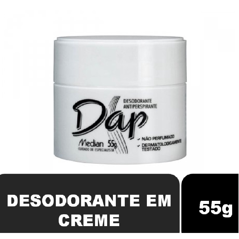 Desodorante Dap Sem Perfume Creme Pote 55g | Shopee Brasil