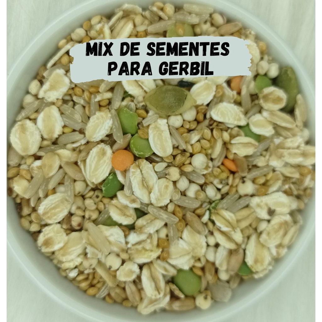 Mix de Sementes Balanceado para Gerbil 250gr | Shopee Brasil