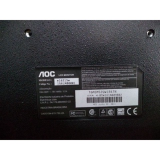 Monitor AOC LCD 16 polegadas e1621Swb | Shopee Brasil