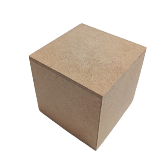 Cubo mdf cru 25 cm | Shopee Brasil