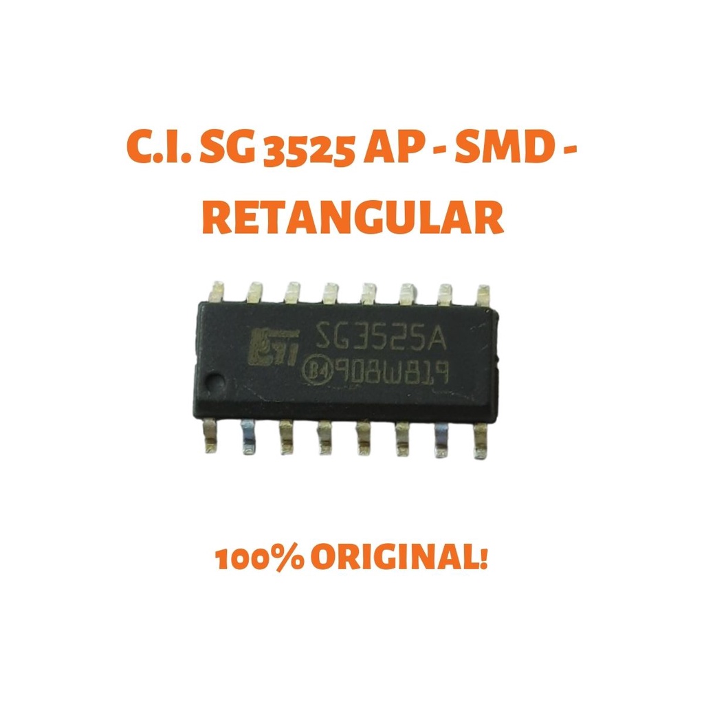 Kit C/10- CI Retangular Sg3525ap Sg 3525ap Smd Original | Shopee Brasil