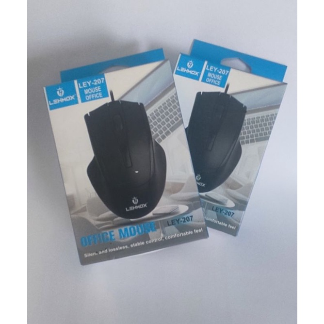 Lehmox Ley-207 Mouse Office | Shopee Brasil