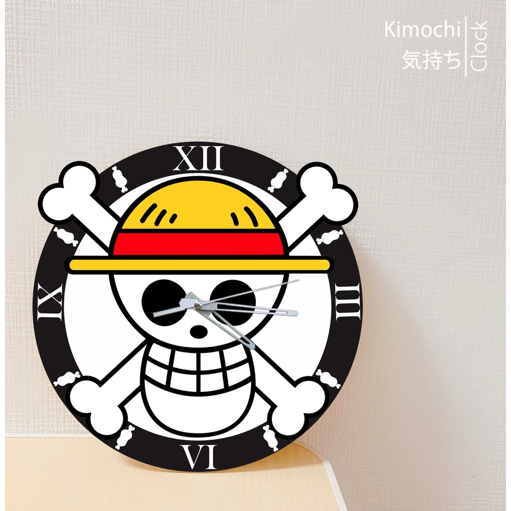 Relógio De Parede Personalizado ONE PIECE Monkey D Luffy NIKU Pendurado ...