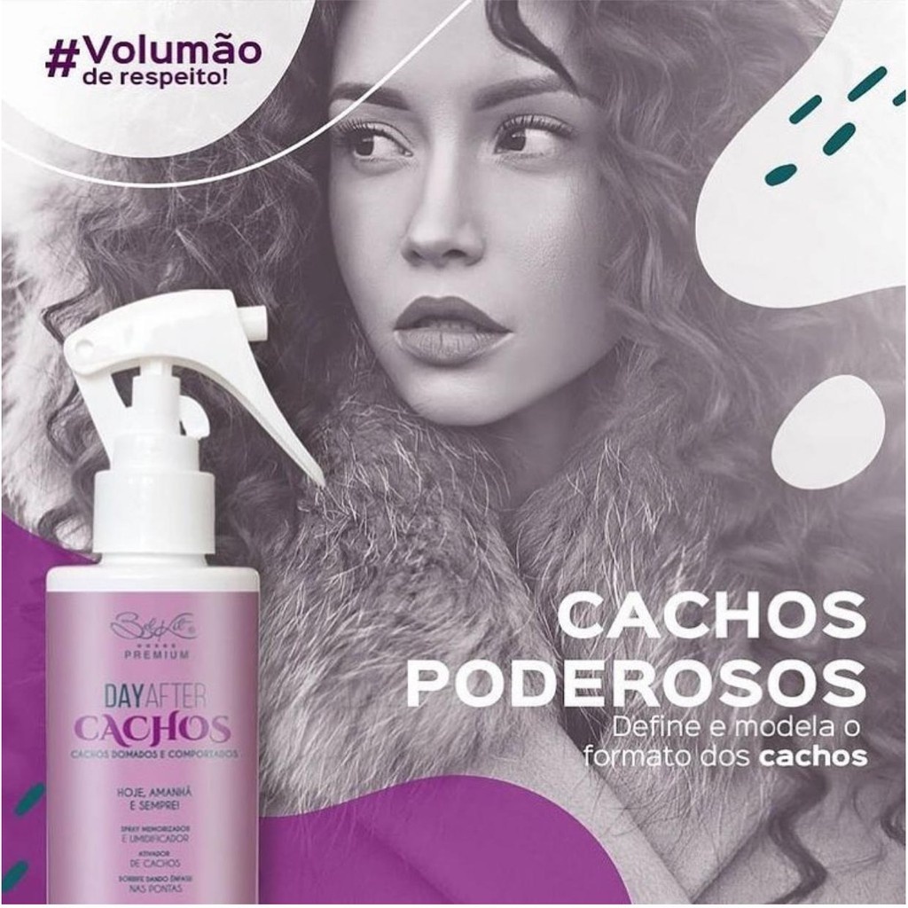 Spray para cachos - Day after. | Shopee Brasil