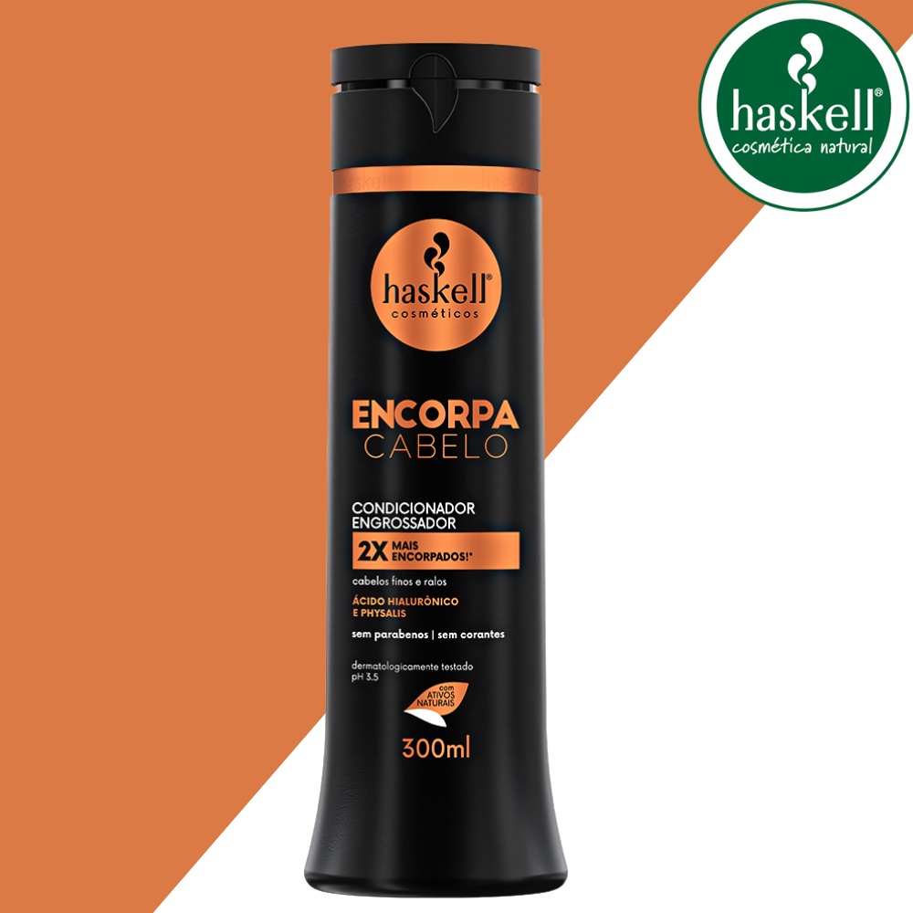 Condicionador Engrossador Encorpa Cabelo Haskell 300ml | Shopee Brasil