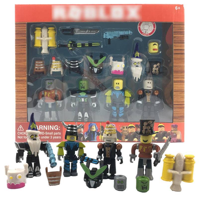 24pcs Roblox Blocos De Construção Figuras Brinquedos Com De Ação ...
