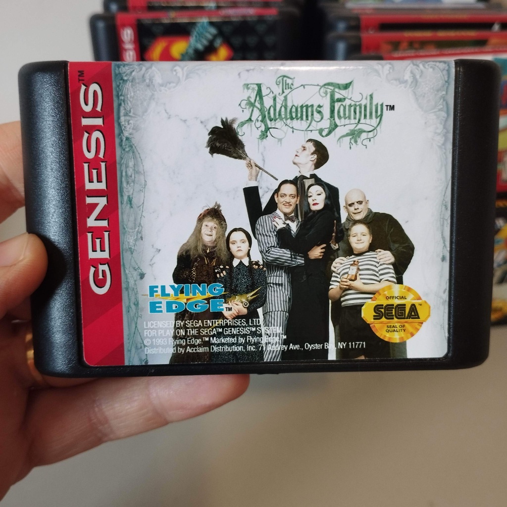 MEGA DRIVE SEGA GENESIS - A Família Addams The Addams Family | Shopee ...